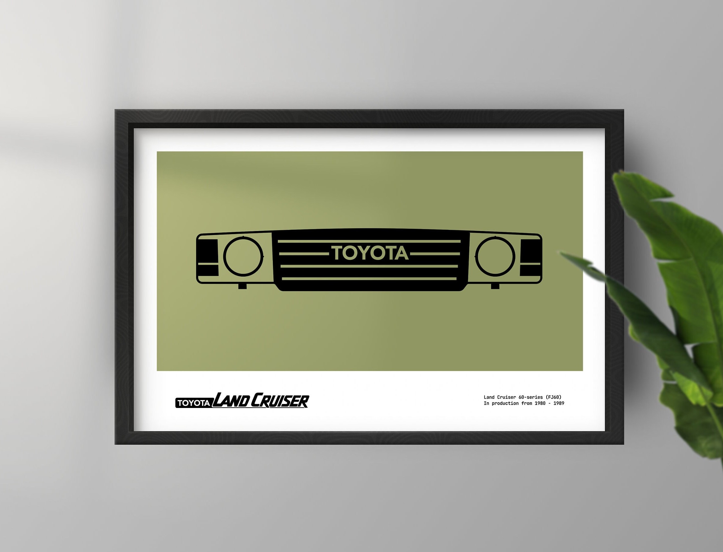 Toyota Land Cruiser FJ60 Grill Poster - Minimalist Car Art Poster - Etsy