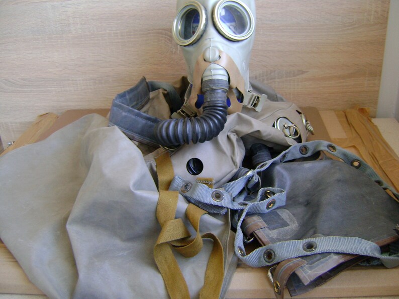 Gas Mask IP 5 Russian Military Rebreather Grey Soviet Gas Mask - Etsy