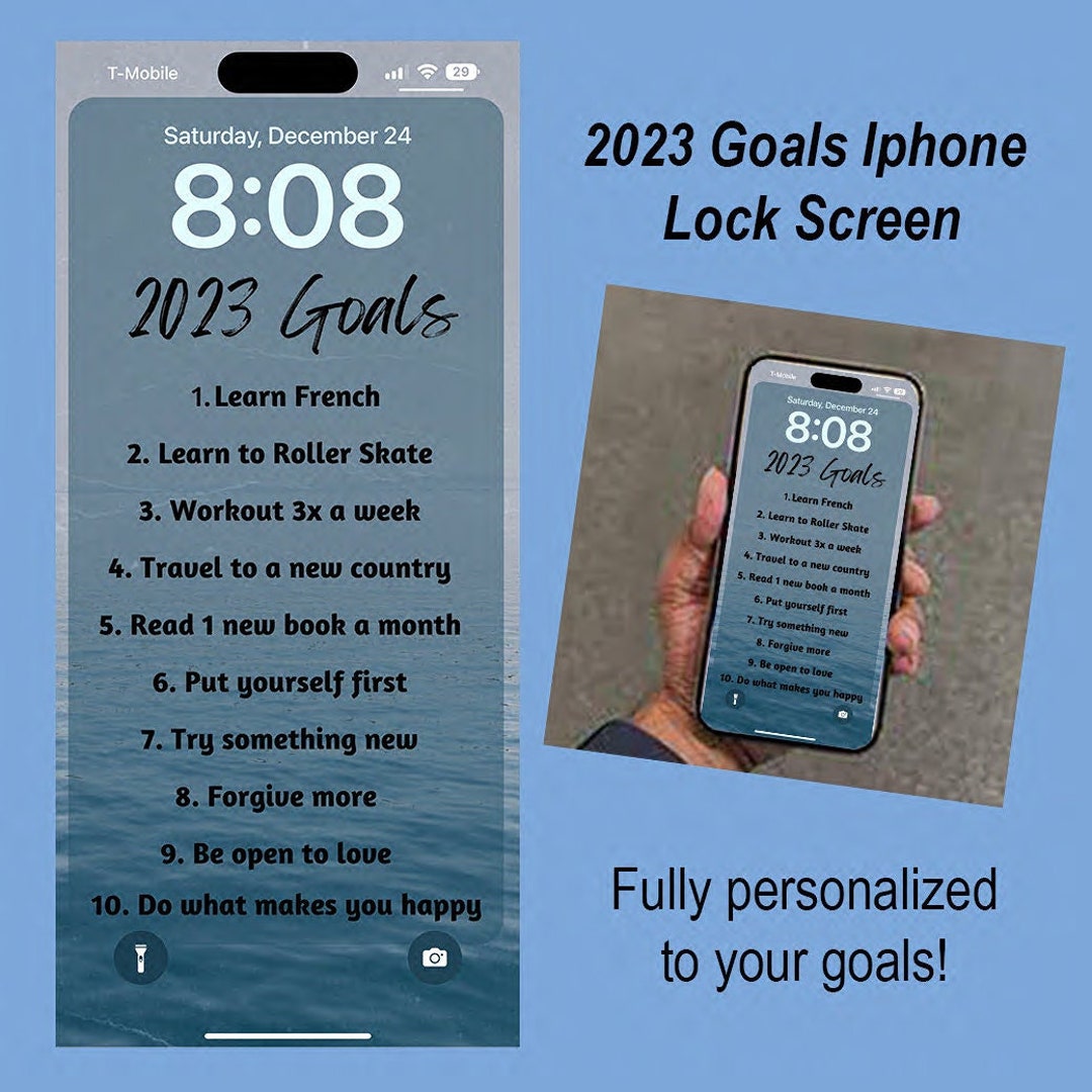 Goals List Screensaver | Ocean Theme | Resolutions - Etsy