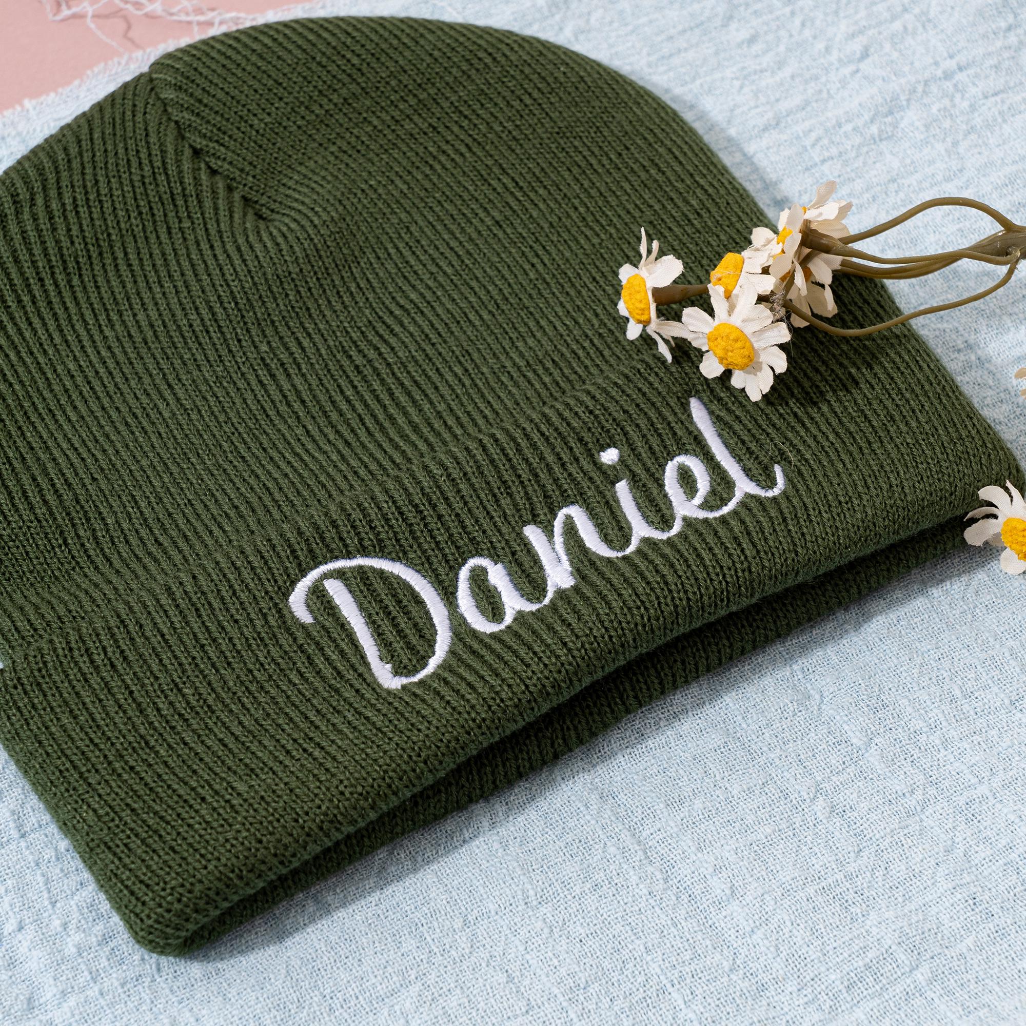 Personalized Family Matching Beanie, Personalized Embroidered Beanie ...
