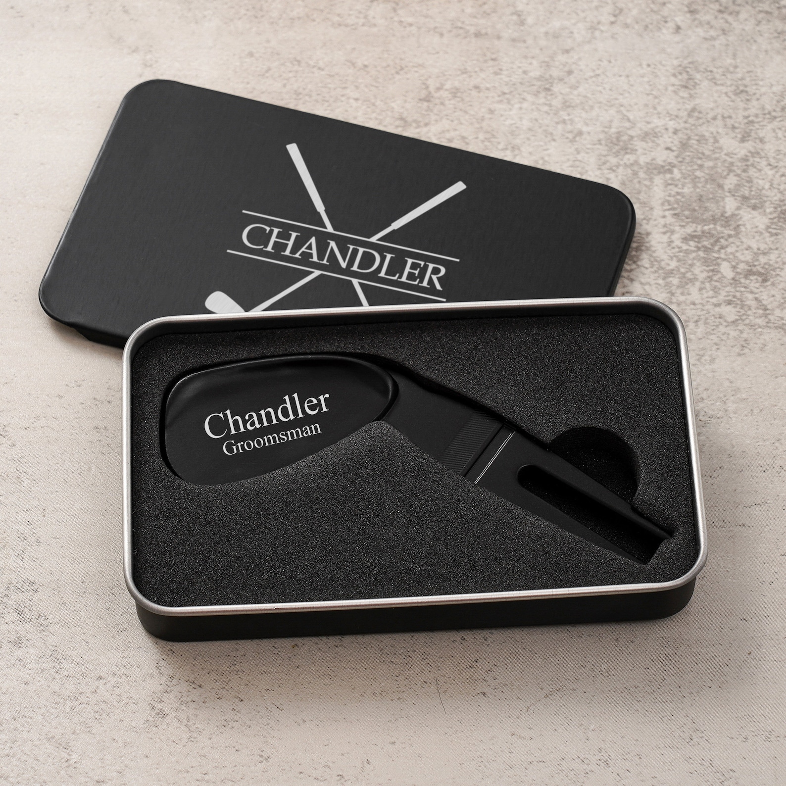 Personalized Groomsmen Golf Divot Tool | Custom Engraved Divot Tool ...