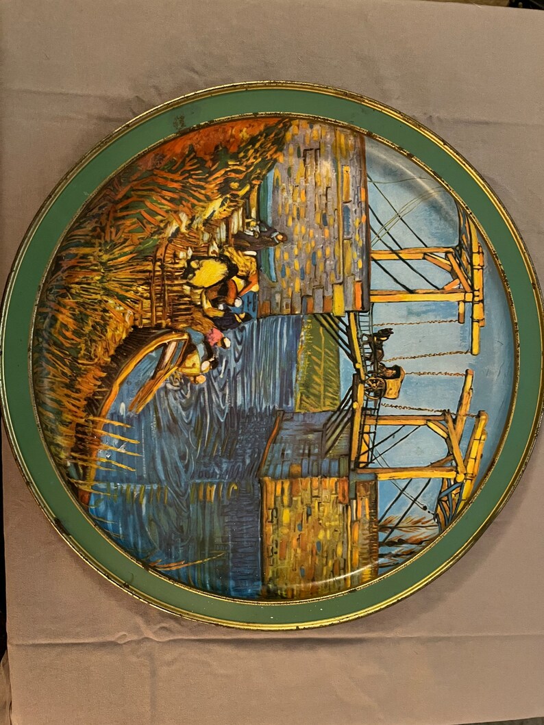 Vincent Van Gogh 1835-1890 the Langlois Bridge at Aries Tray by ...