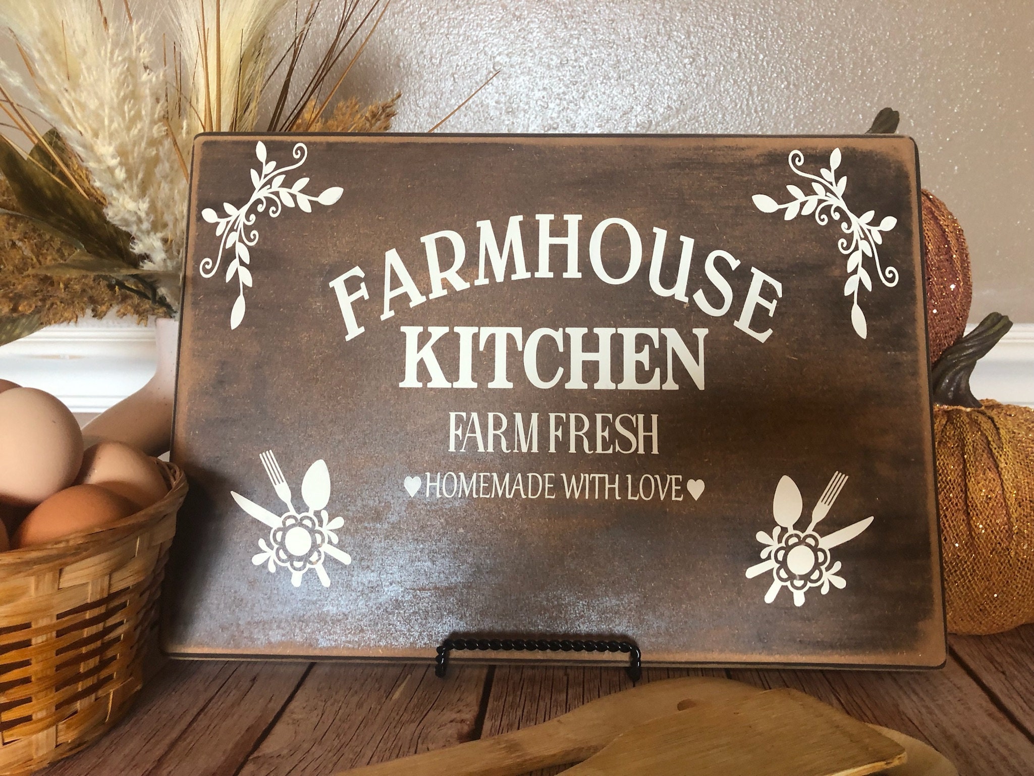 Farm Kitchen Sign Farmhouse Kitchen Sign Rustic Farmhouse Design ...