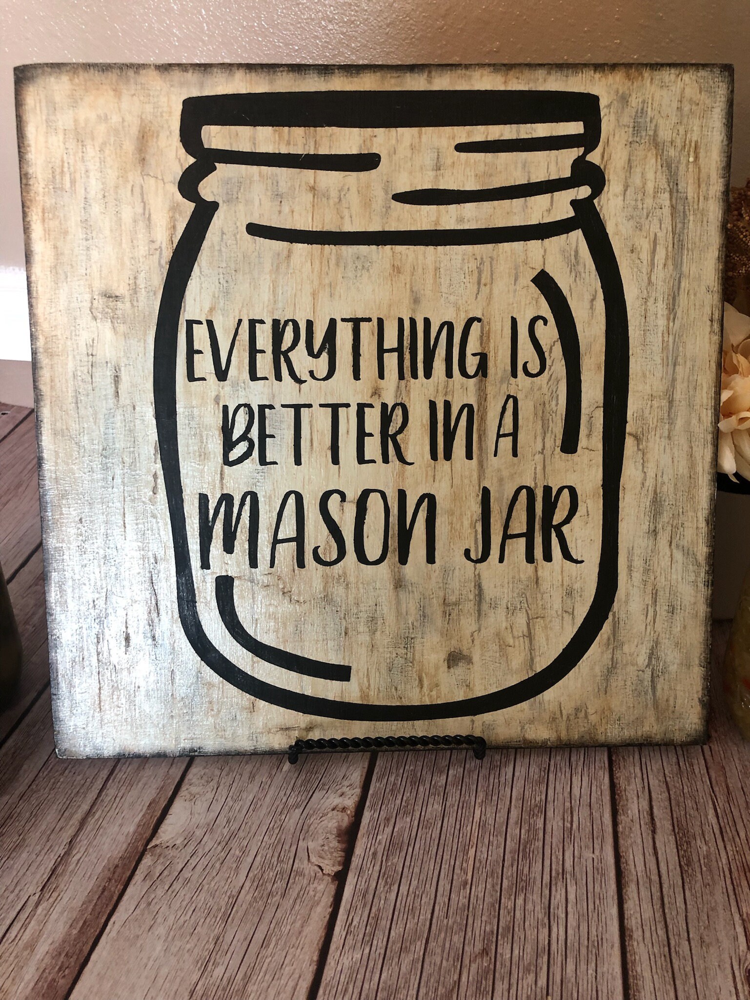 Mason Jar Kitchen Sign Canning Sign | Rustic Sign | Country Living ...