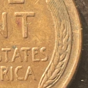 1948 USA Wheat Penny With No Mint Mark Error and in Very Very Fine ...