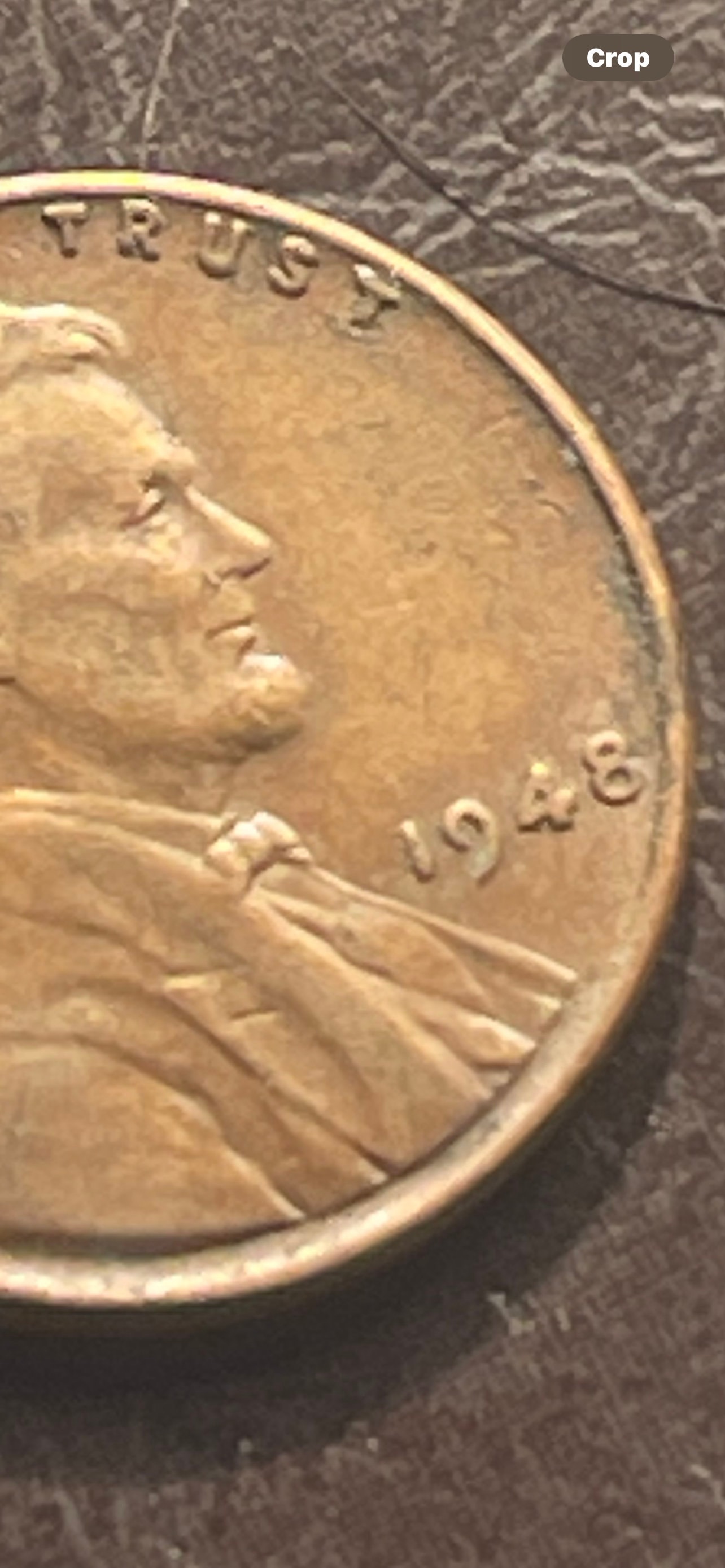 1948 USA Wheat Penny With No Mint Mark Error and in Very Very Fine ...