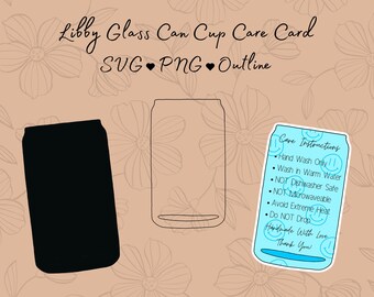 Glass Libby Care Card - Etsy
