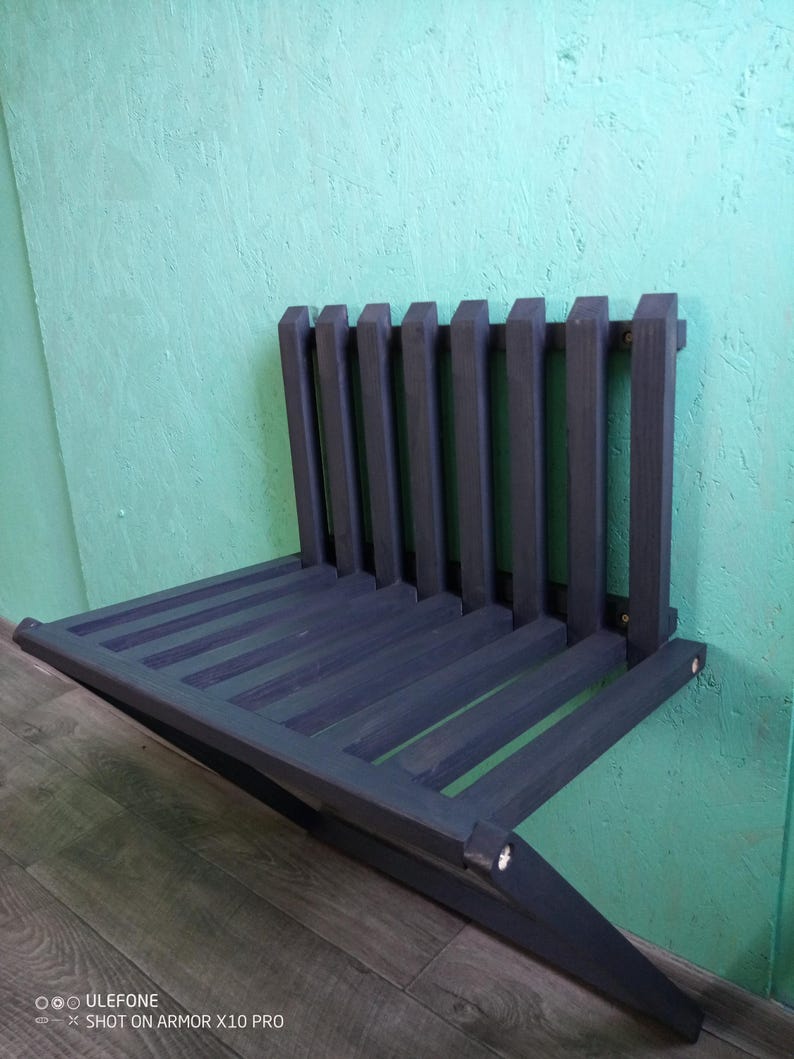Wall-mounted Folding Chair for Hallways.hallway Bench Transformer.ash ...