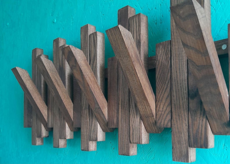 Solid Wood Hooks,coat Rack,piano Keys Shaped Hooks,creative Hooks ...