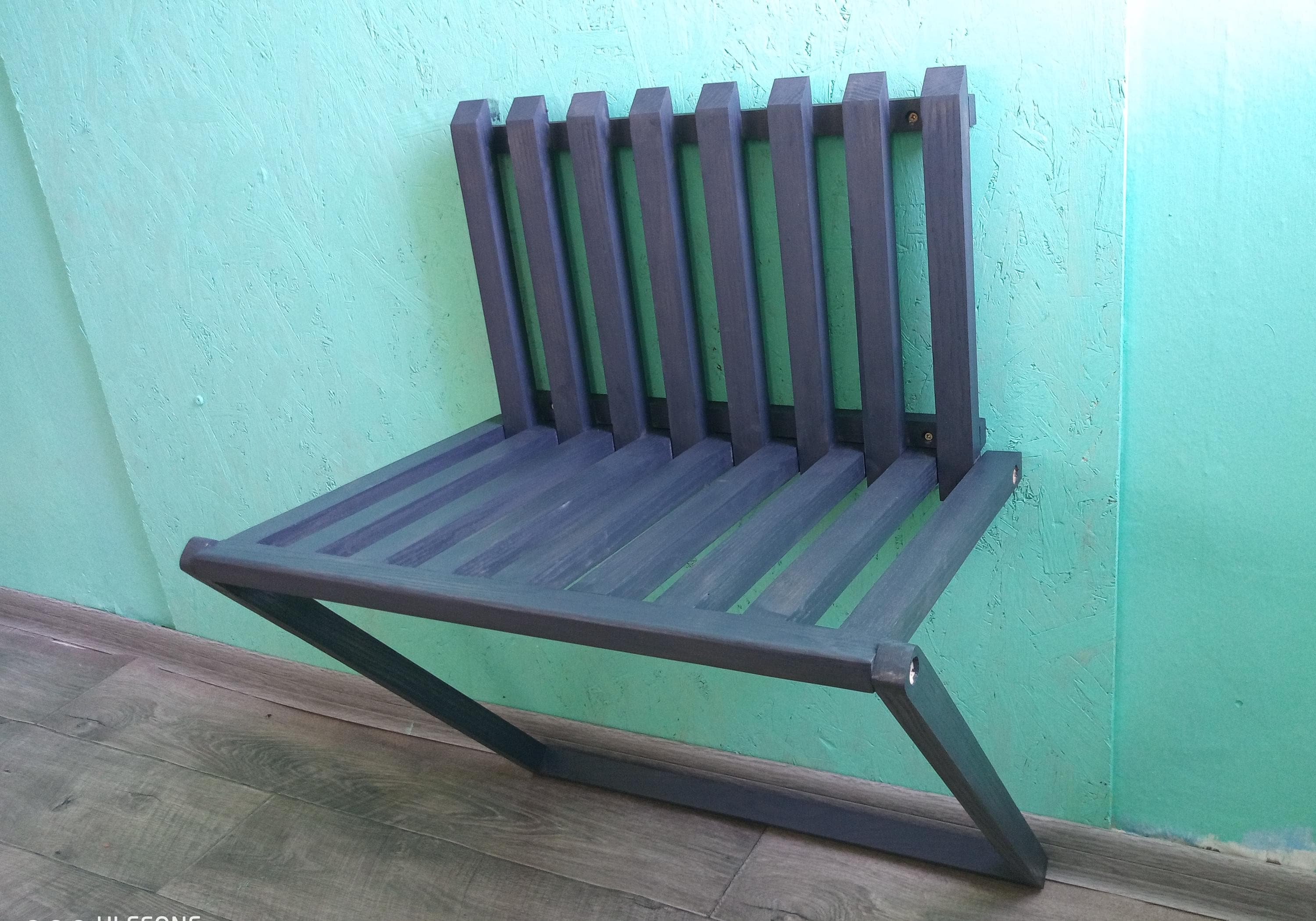 Wall-mounted Folding Brown Chair for Hallways.hallway Bench Transformer ...