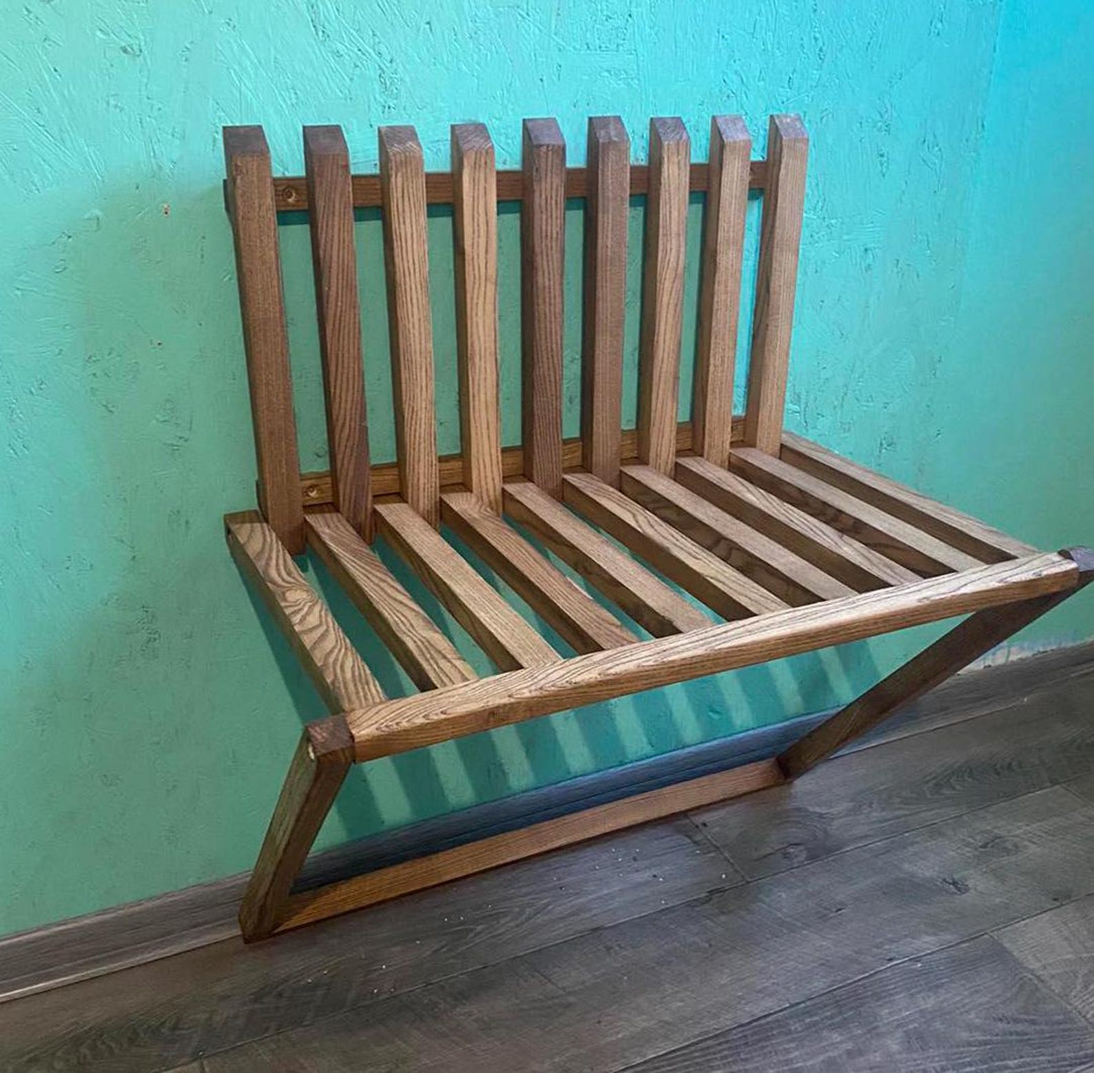 Wall-mounted Folding Brown Chair for Hallways.hallway Bench Transformer ...