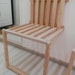 Hallway Bench Transformer, Folding Chair. Natural Wood, Handmade - Etsy