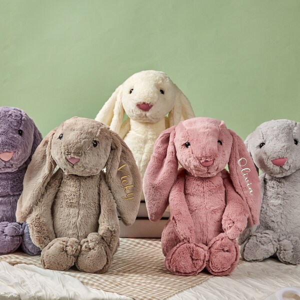 Stuffed Toy Bunny - Etsy
