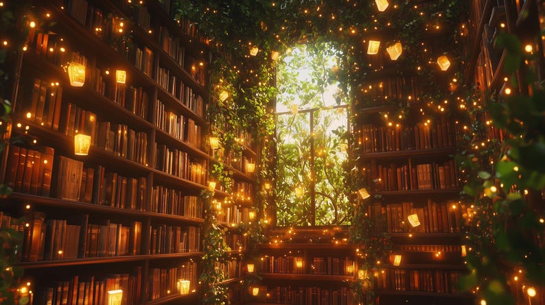 Zoom Fantasy Library Background 4pics, Zoom Virtual Office, Background ...