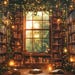 Zoom Fantasy Library Background 4pics, Zoom Virtual Office, Background ...
