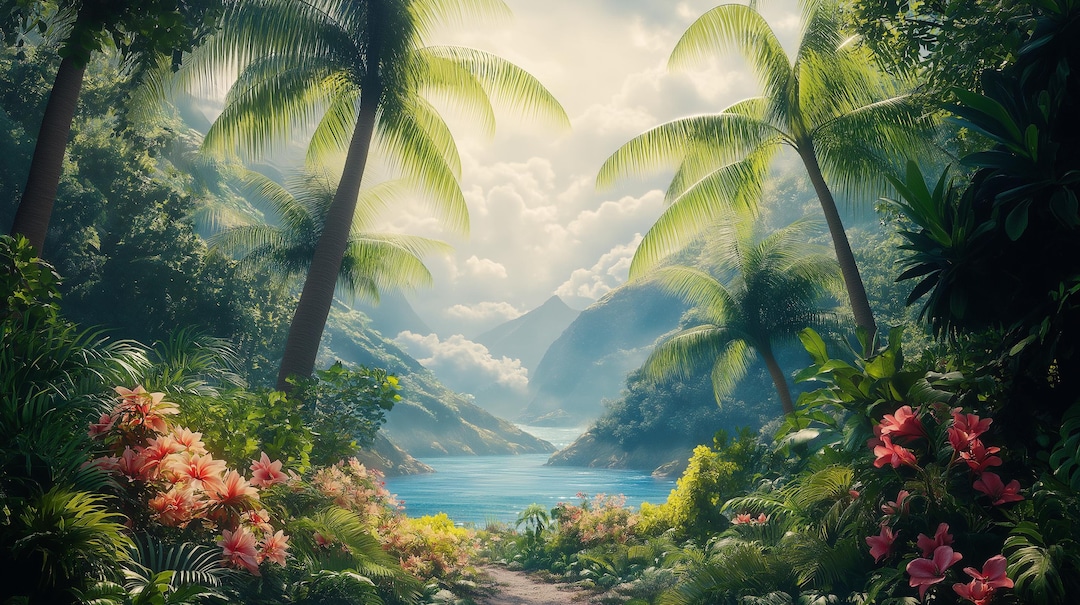 Zoom Office in a Tropical Environment 5 Pics, Zoom Virtual Office ...