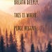 Peace Quote Art Portrait, Girly Wall Art, Trendy Gallery Wall Print ...