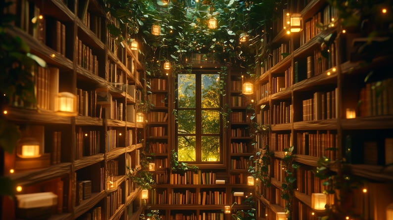 Zoom Fantasy Library Background 4pics, Zoom Virtual Office, Background ...