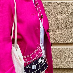 Handmade Crossbody Bead Bag With Glass Beads in Square Pattern - Etsy