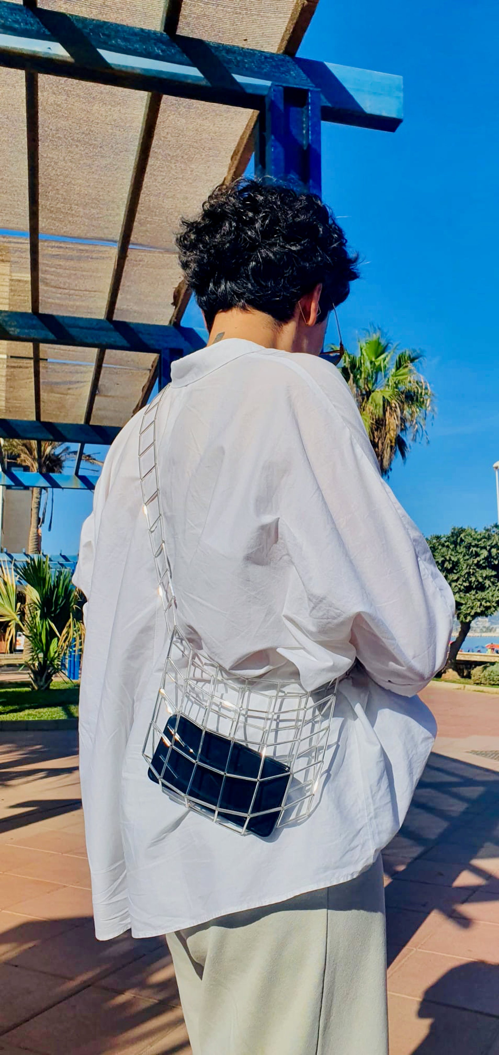 Handmade Crossbody Bead Bag With Glass Beads in Square Pattern - Etsy