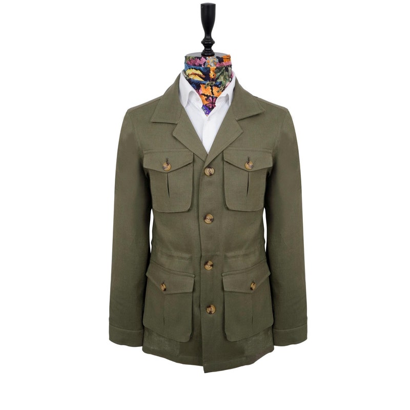 Belted Safari Jacket - Etsy
