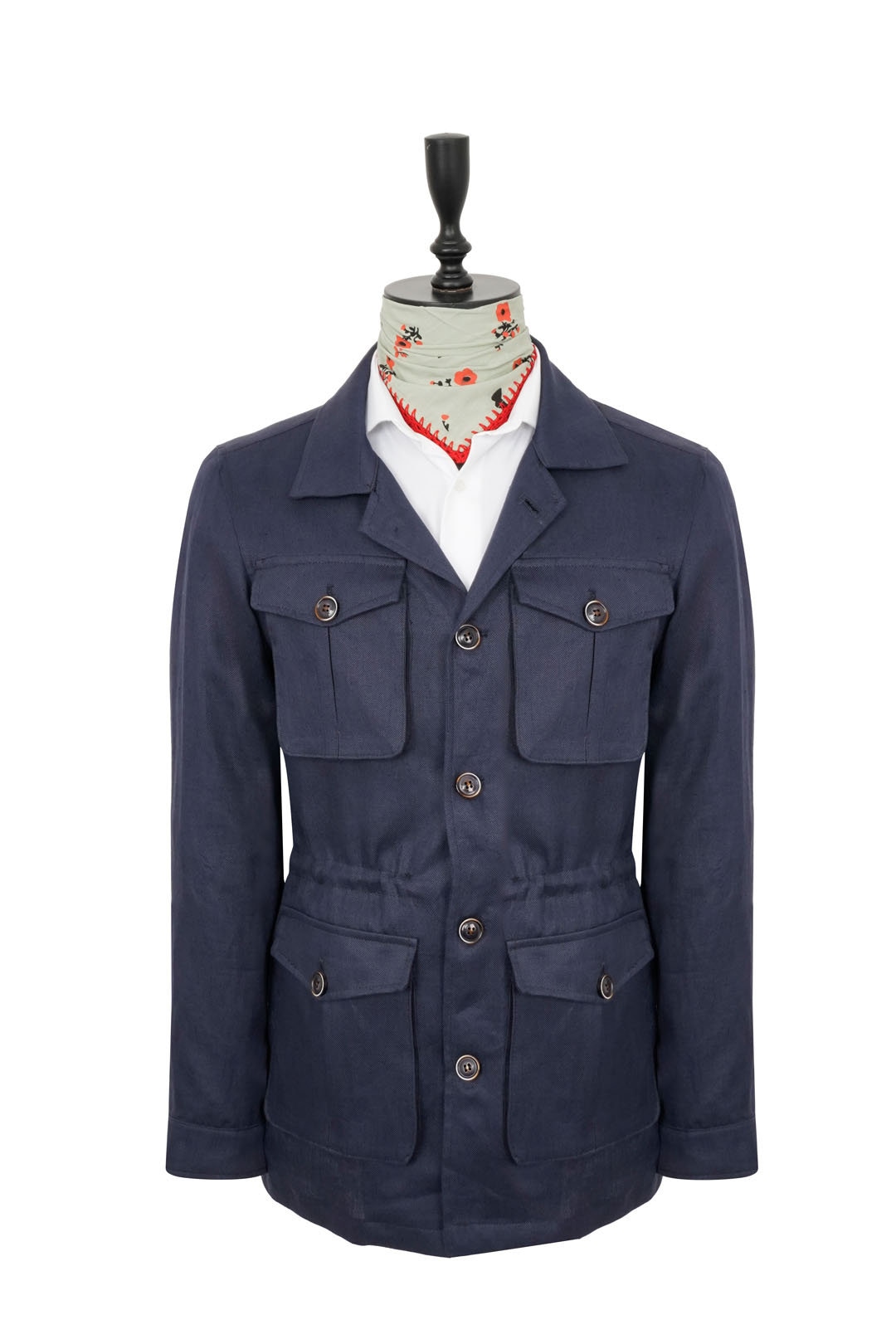 Pure Linen Special Navy Safari Jacket - Etsy