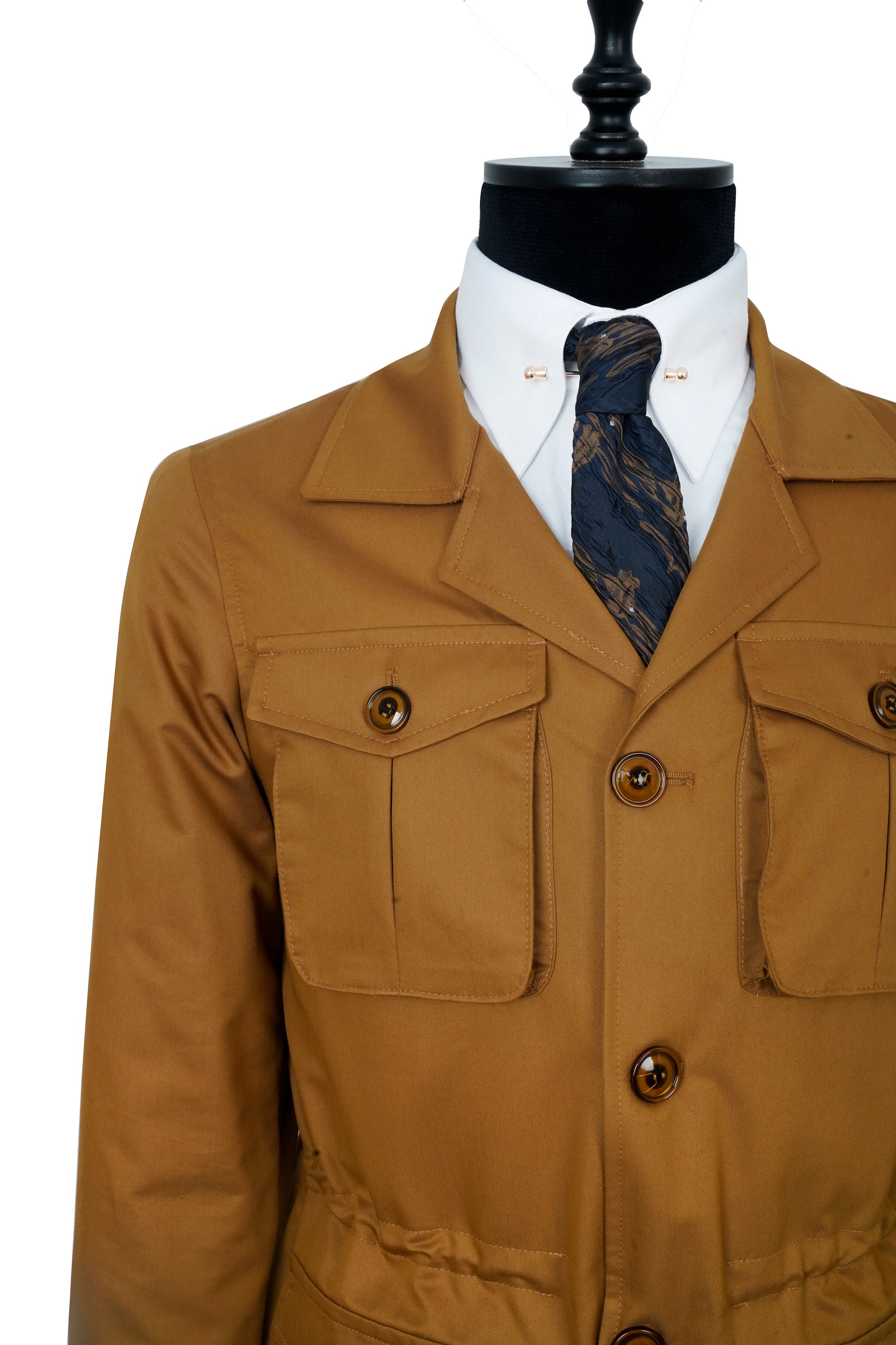 Pure Cotton Brown Safari Suit - Etsy