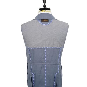 Pure Linen Cool Blue Safari Jacket - Etsy