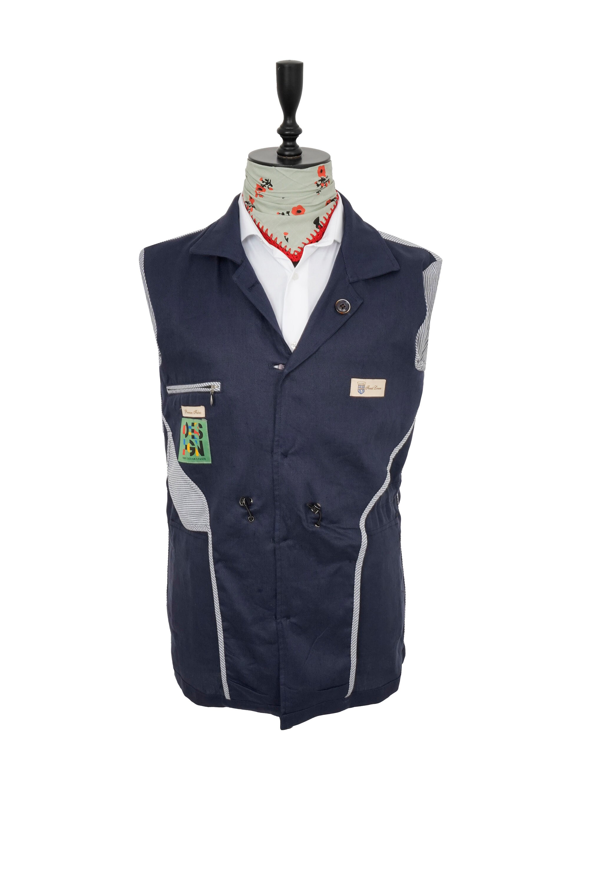 Pure Linen Special Navy Safari Jacket - Etsy