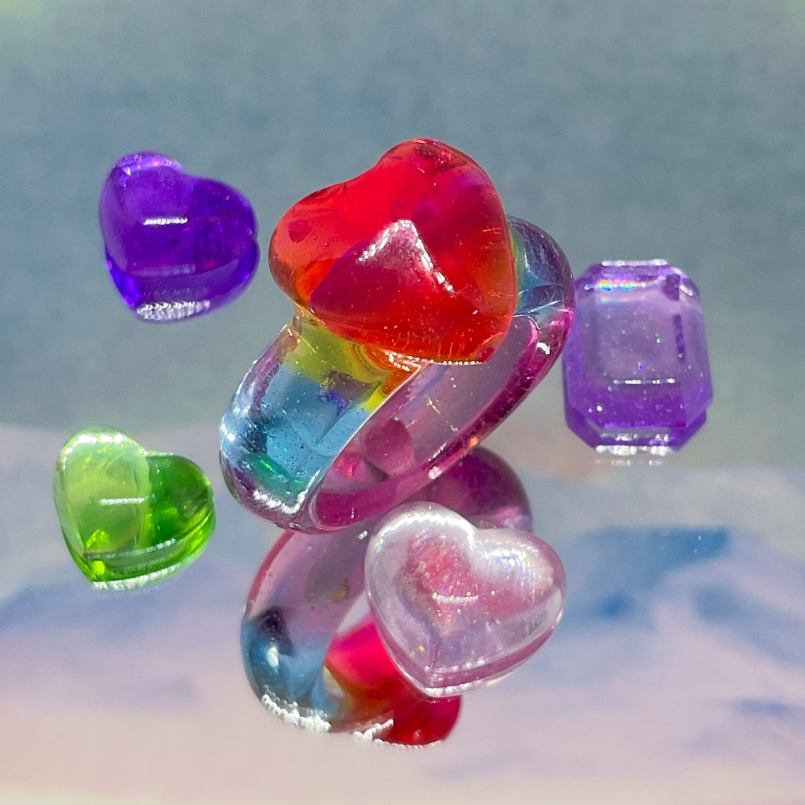 001 Soul Heart, Handmade Ring [made to Order] - Etsy