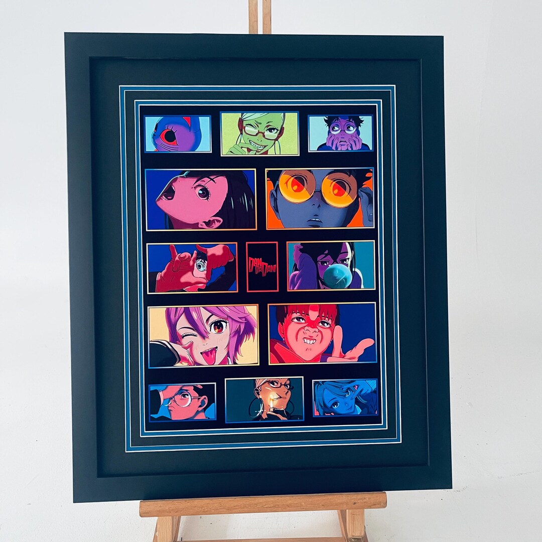 Framed Dandadan Collage Poster Anime Custom Design With Matting - Etsy