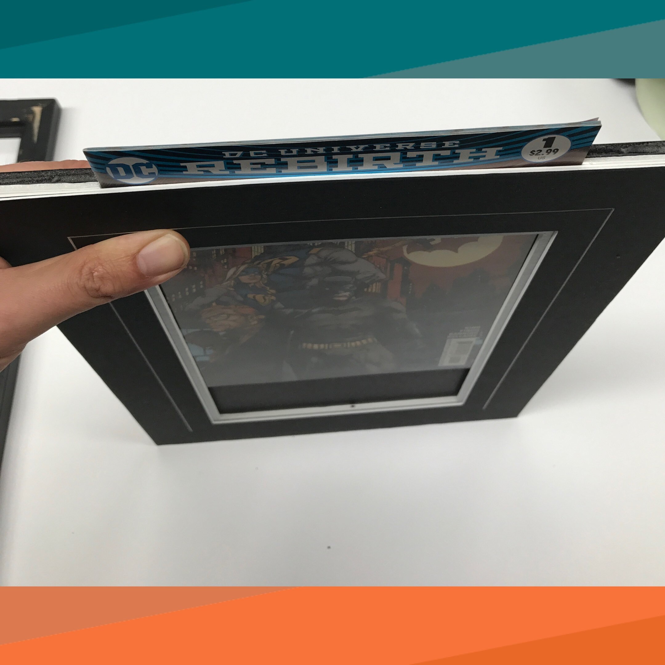 Changeable Three Comic Display Frame. Safe Secure Way to Display Comics ...