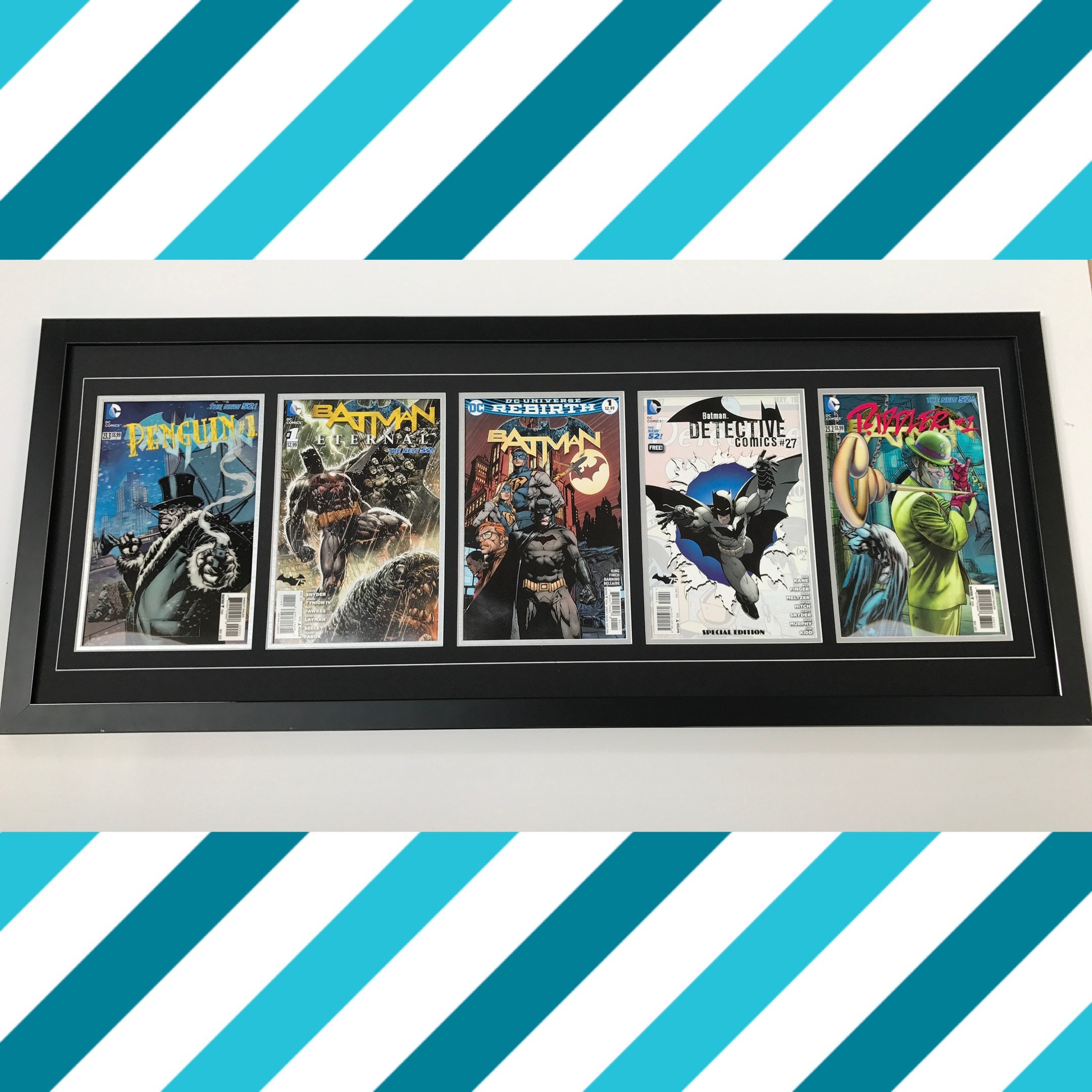 Changeable Five Comic Display Frame. Safe Secure Way to Display Comics ...