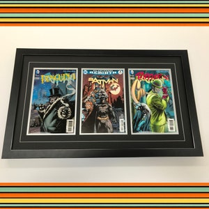 Changeable Three Comic Display Frame. Safe Secure Way to Display Comics ...