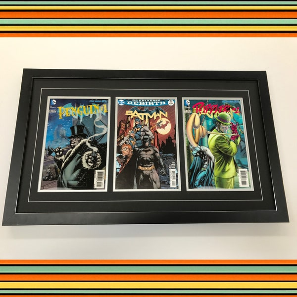 Changeable Three Comic Display Frame. Safe Secure Way to Display Comics ...