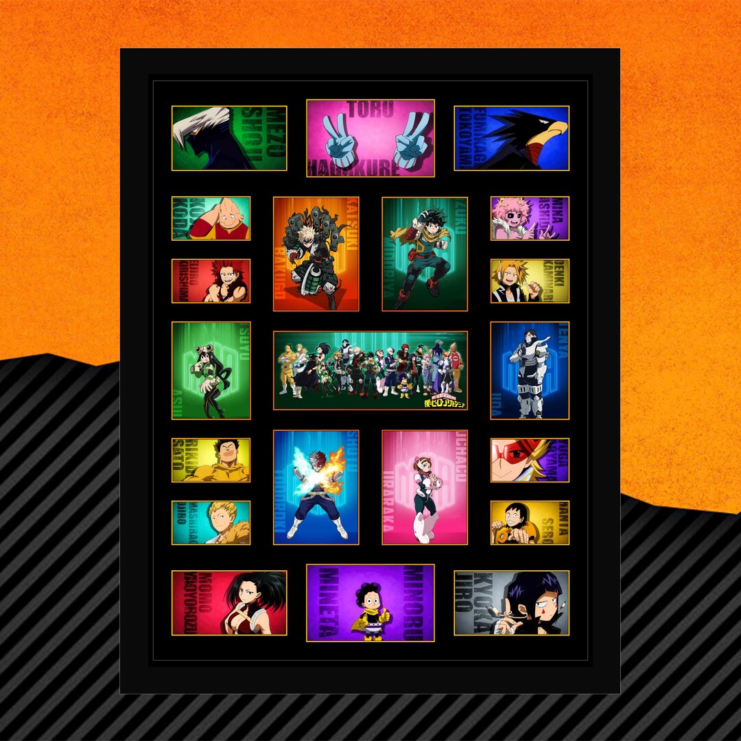 My Hero Academia Character Spotlight Poster - Framed and Unframed ...