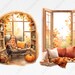 Cosy Autumn Watercolour Clipart Bundle, 18 Transparent PNG 300 Dpi ...