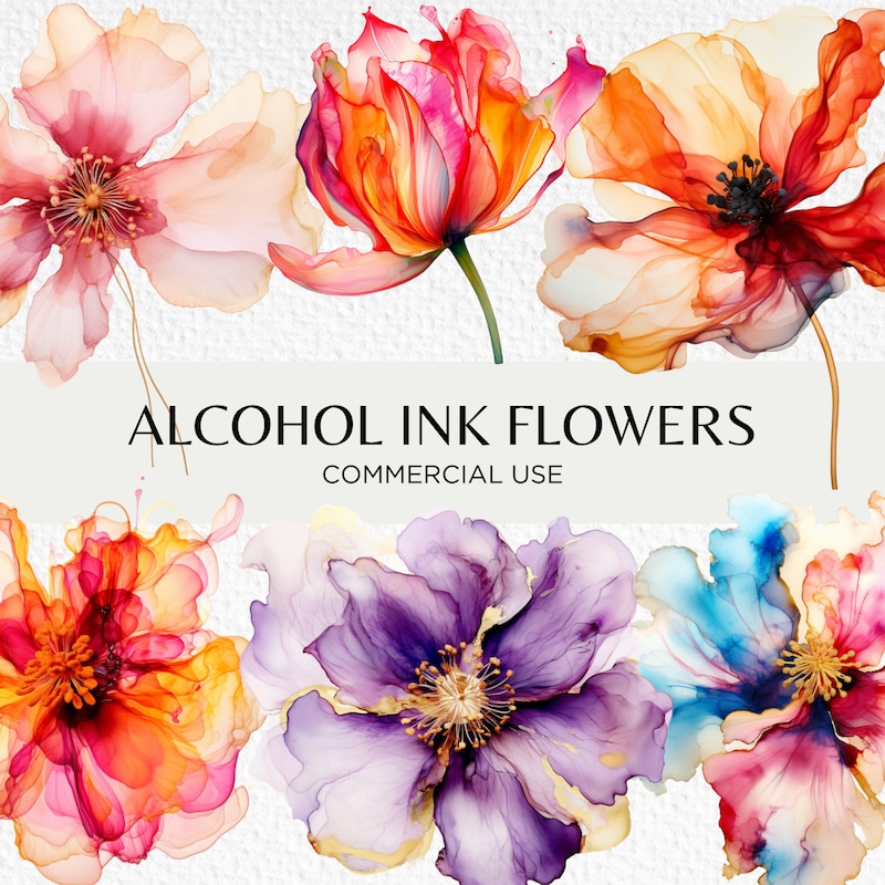 Abstract Alcohol Ink - Etsy