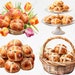 Hot Cross Buns Watercolour Clipart, 18 Transparent PNG 300 Dpi, Cute ...