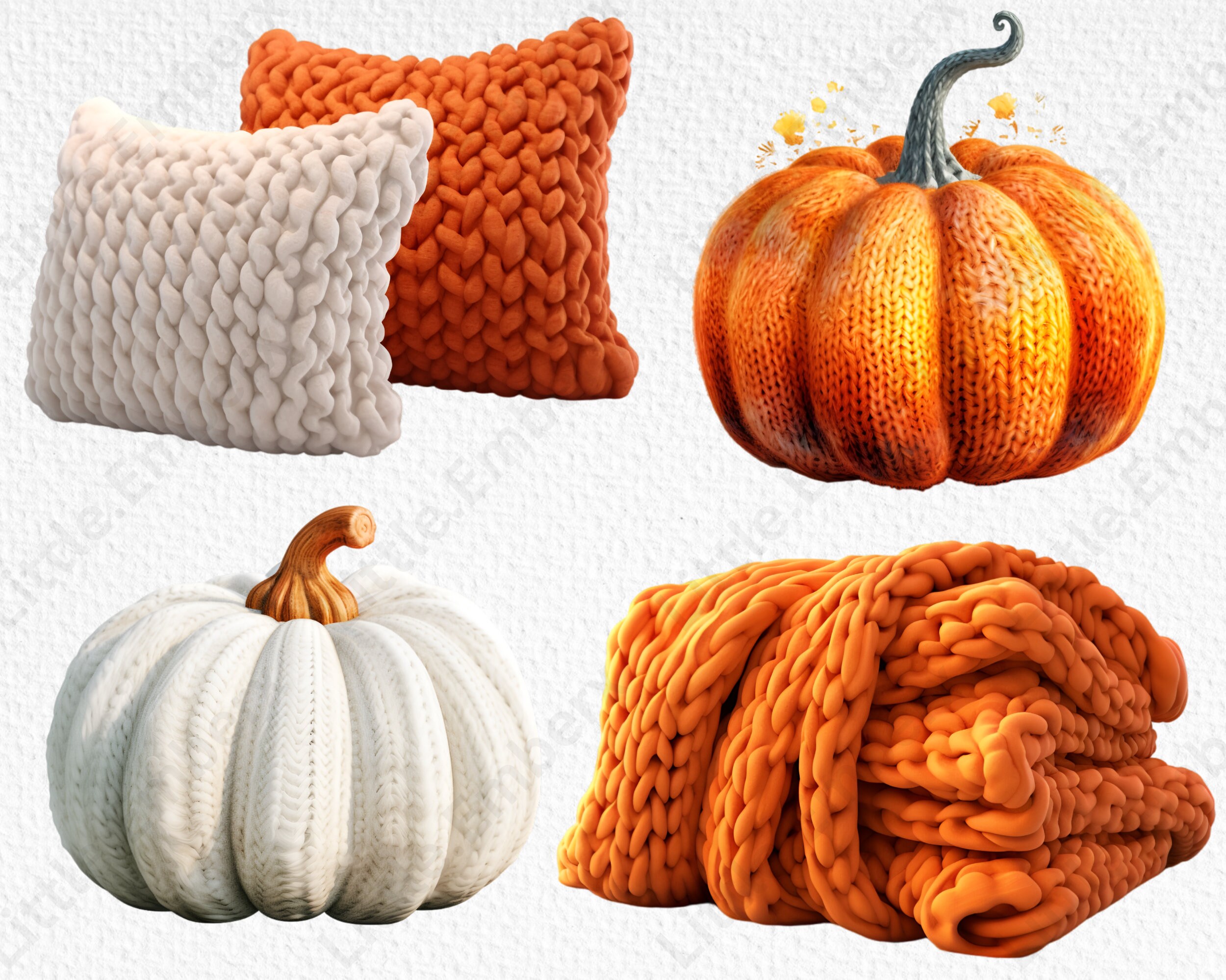 Cosy Autumn Watercolour Clipart Bundle 18 Transparent PNG 300 - Etsy