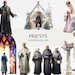 Watercolour Priest Clipart, 16 Transparent PNG 300 Dpi, Christianity ...