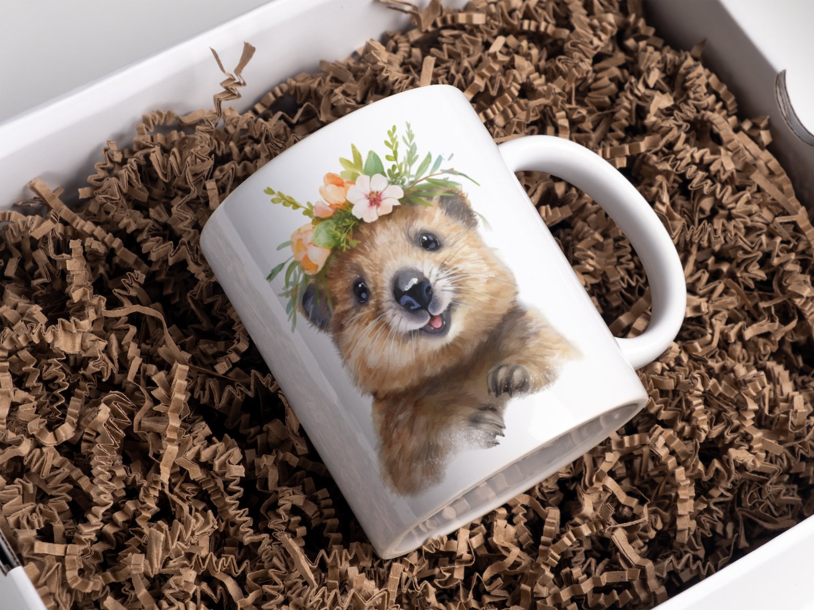 Watercolour Quokka Clipart Bundle, 18 Transparent Isolated PNG 300 Dpi ...