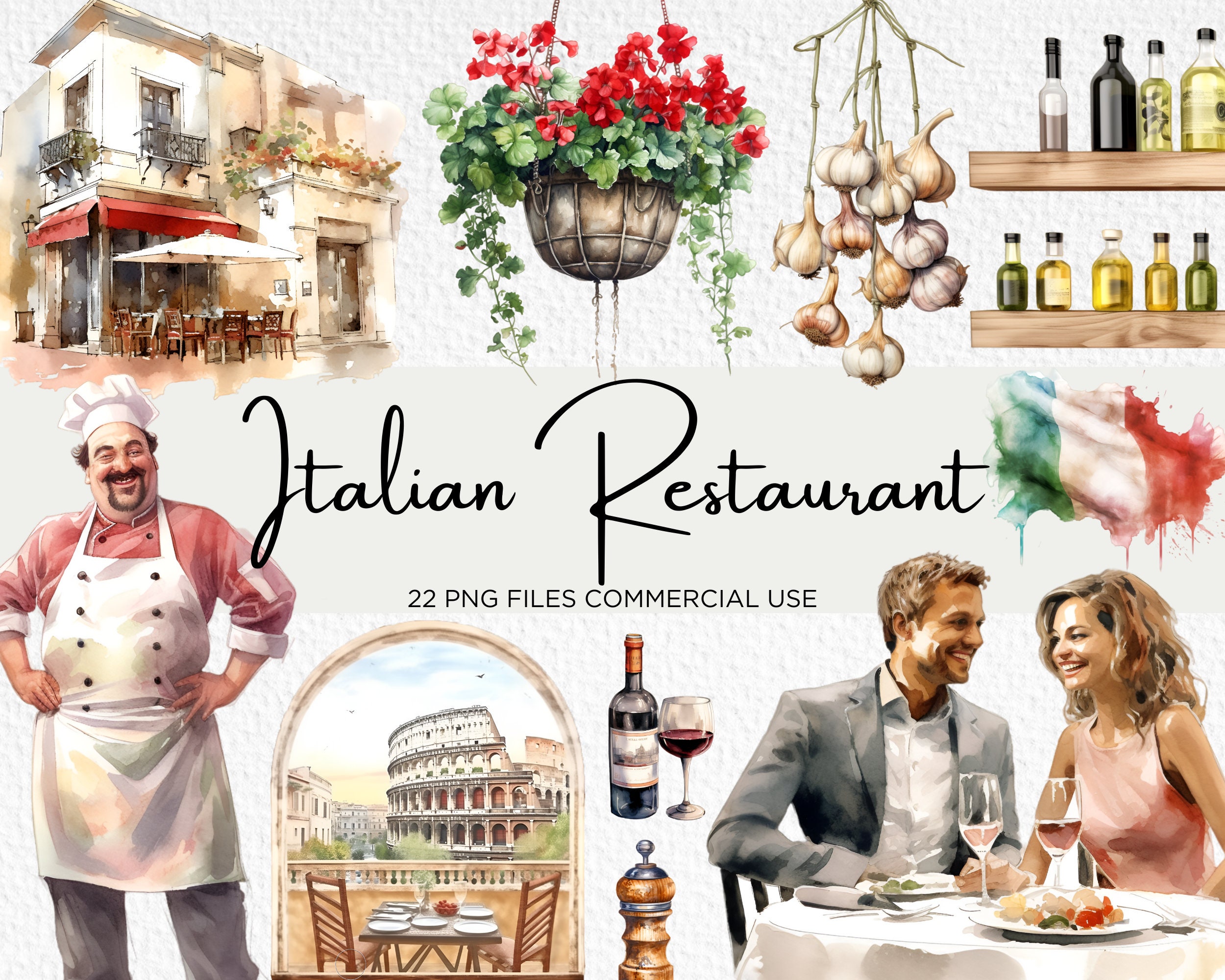 Italian Restaurant Clip Art