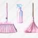 Cute Cleaning Watercolour Clipart Bundle, 20 Transparent PNG 300 Dpi ...