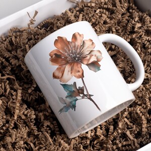 Copper Flowers Watercolour Clipart Bundle, 18 Transparent PNG Images ...