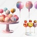 Cakepops Watercolour Clipart Bundle, 20 Transparent Isolated PNG 300 ...