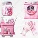 Cute Cleaning Watercolour Clipart Bundle, 20 Transparent PNG 300 Dpi ...