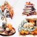 Cosy Autumn Watercolour Clipart Bundle, 18 Transparent PNG 300 Dpi ...