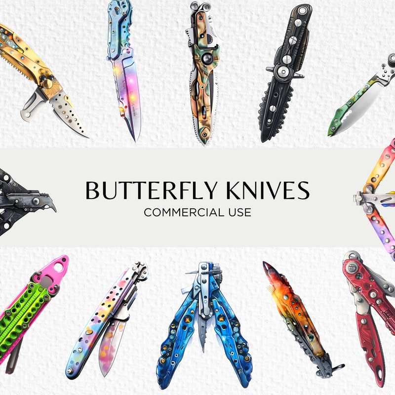 Butterfly knifes - Etsy België