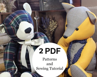 Memory Bear Pattern Easy 14 Sewing Pattern Simple Bear Pattern Sewing ...